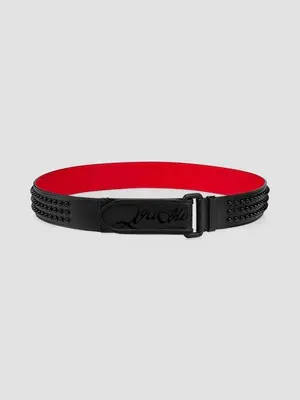 CHRISTIAN LOUBOUTIN Loubi Belt - Black