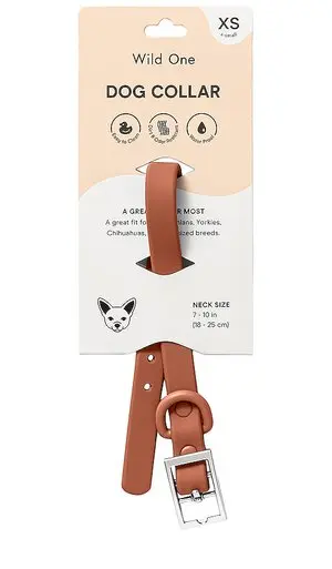 WILD ONE Extra Small Collar In Brown - Cocoa