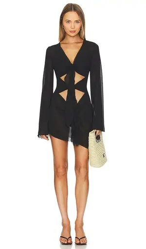 BANANHOT Bananhot Maci Mini Dress In Black.  Black