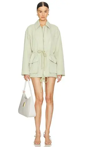 GRLFRND Tech Gabardine Parka Jacket