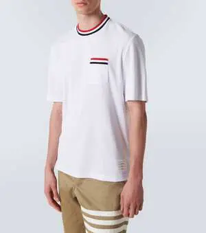 Thom Browne Pointelle Cotton T-shirt
