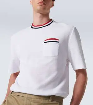 Thom Browne Pointelle Cotton T-shirt