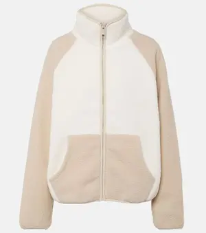 Women's Beige Fleece Jackets