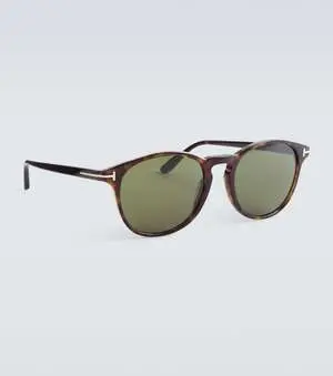 TOM FORD Lewis Round Sunglasses - Brown