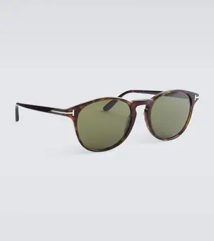 TOM FORD Lewis Round Sunglasses - Brown
