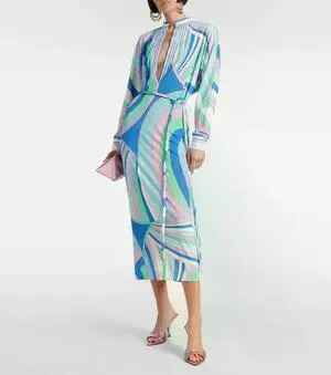 Emilio Pucci Layered Belted Tunic