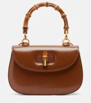 Gucci Bamboo 1947 Small Leather Top-handle Bag - Brown