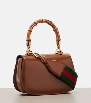 Gucci Bamboo 1947 Small Leather Top-handle Bag - Brown