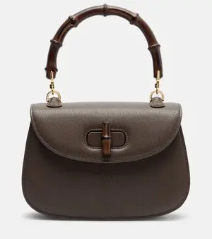 Gucci Bamboo 1947 Small Leather Top-handle Bag - Brown
