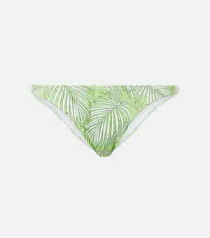 Melissa Odabash Alba Printed Bikini Bottom - Green