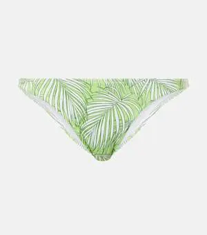 Melissa Odabash Alba Printed Bikini Bottom - Green