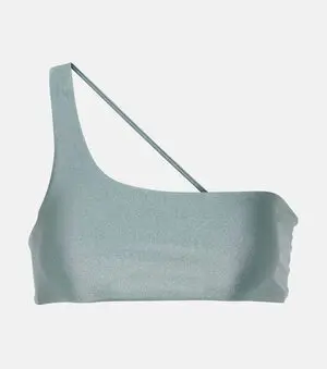 Jade Swim Apex One-shoulder Bikini Top - Blue