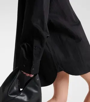 Wardrobe.NYC Oversized Cotton-blend Drill Shirt - Black