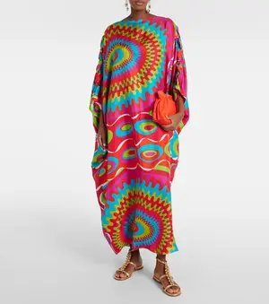 Emilio Pucci Bersaglio Silk Kaftan