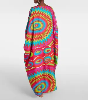 Emilio Pucci Bersaglio Silk Kaftan