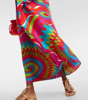 Emilio Pucci Bersaglio Silk Kaftan