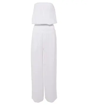 Melissa Odabash Naomi Strapless Jumpsuit - White