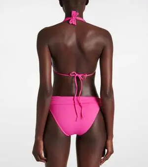 Melissa Odabash Grenada Embellished Bikini Bottom - Pink