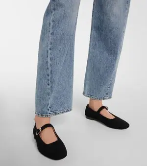 Le Monde Beryl Mary Jane Flats - Black
