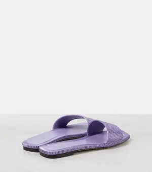 JIMMY CHOO Clovis Embellished Mules