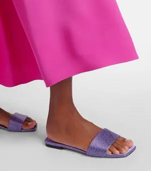 JIMMY CHOO Clovis Embellished Mules