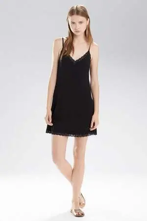 Natori Feathers Essentials Chemise - Black