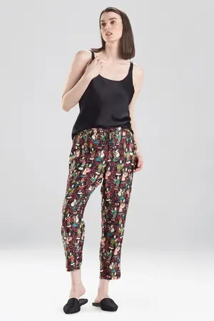Natori Tea Garden Printed Pants