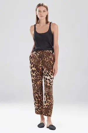Natori Luxe Leopard Pants - Neutral