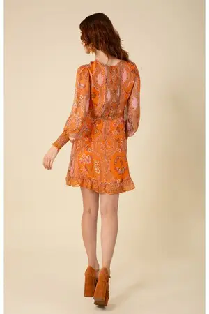 Hale Bob Brooklynn Chiffon Mini Dress