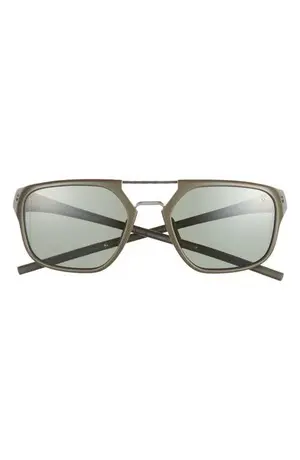 Tag Heuer Line Square Sunglasses - Matte Dark Green/green Polar