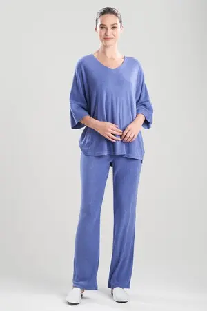 Natori Terry Lounge Top - Denim