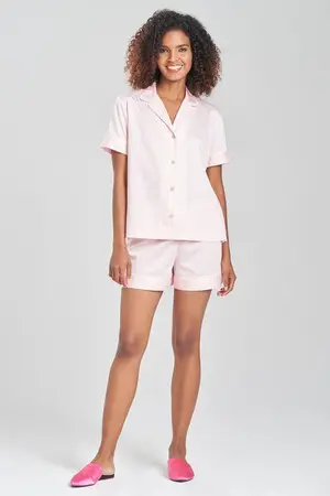 Natori Cotton Sateen Shorts Pj - Neutral / Floral
