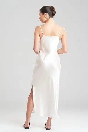Natori Key Essentials Bridal Silk Gown - White