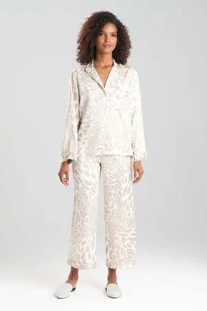 Natori Luxe Leopard Pj - Natural