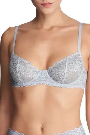 Natori Heavenly Convertible Balconette Underwire Bra Blue