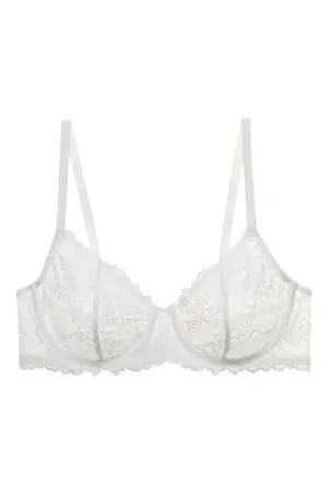 Natori Heavenly Convertible Balconette Underwire Bra - White