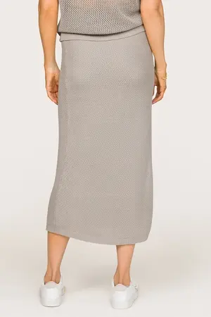 Alala Tropez Knit Midi Skirt