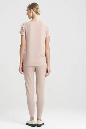 Natori Ulla V-neck Top - Neutral