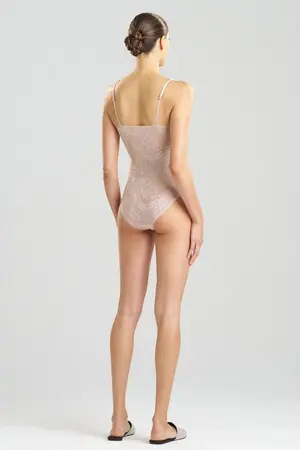 Natori Dragon Lace Bodysuit - Natural