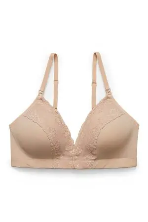 Natori Bliss Perfection Wireless Maternity Bra - Brown
