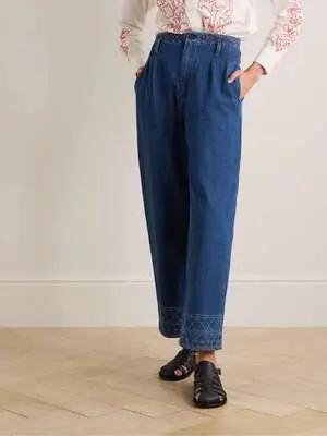 BODE Murray High-rise Wide-leg Jeans