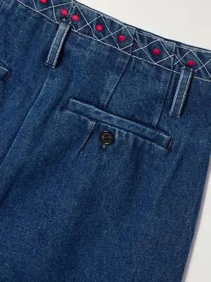 BODE Murray High-rise Wide-leg Jeans