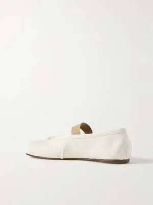 MAISON MARGIELA Tabi Split-toe Leather Ballet Flats