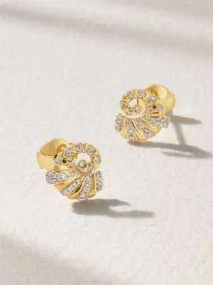 Yvonne Léon 18-karat Diamond Earrings
