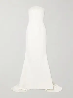 CLIO PEPPIATT Olympia Embellished Tulle Gown - Neutrals