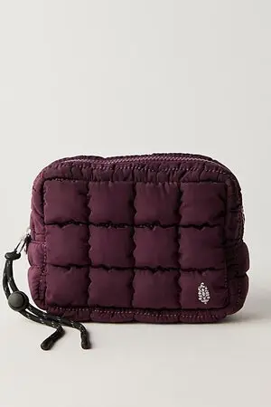 Free People Quilted Mini Case Sugar Plum