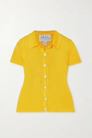Calle Del Mar Ribbed-knit Shirt