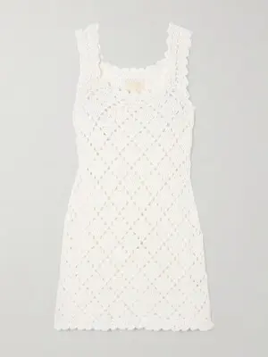 Suzie Kondi Chryssi Crocheted Mini Dress