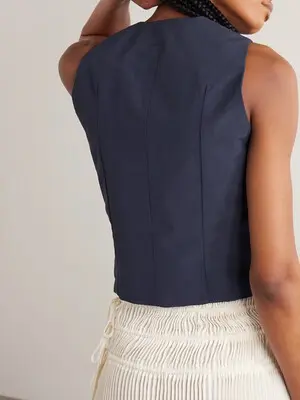 CONNER IVES Recycled-twill Vest