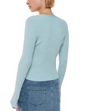 Whistles Ribbed Knit Cardigan